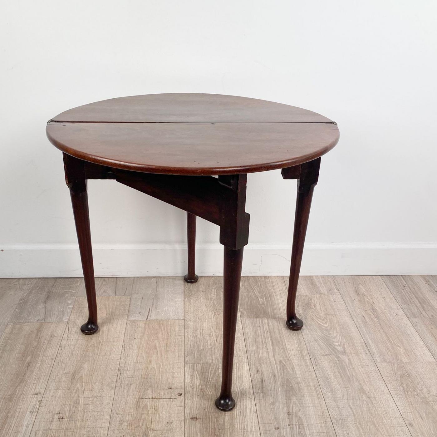 18th Century Demilune Table, England circa 1740