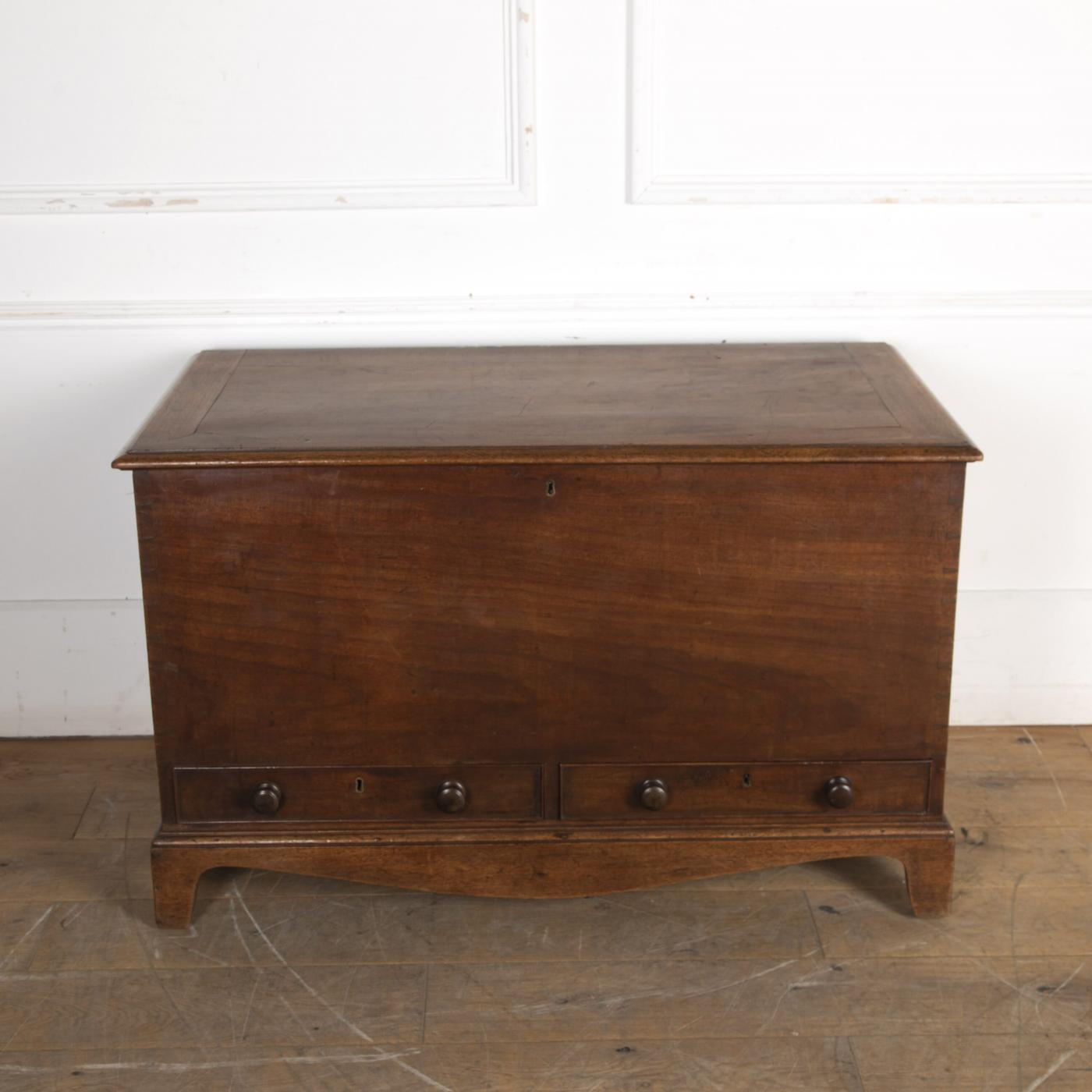 18th Century Mahogany Mule Chest