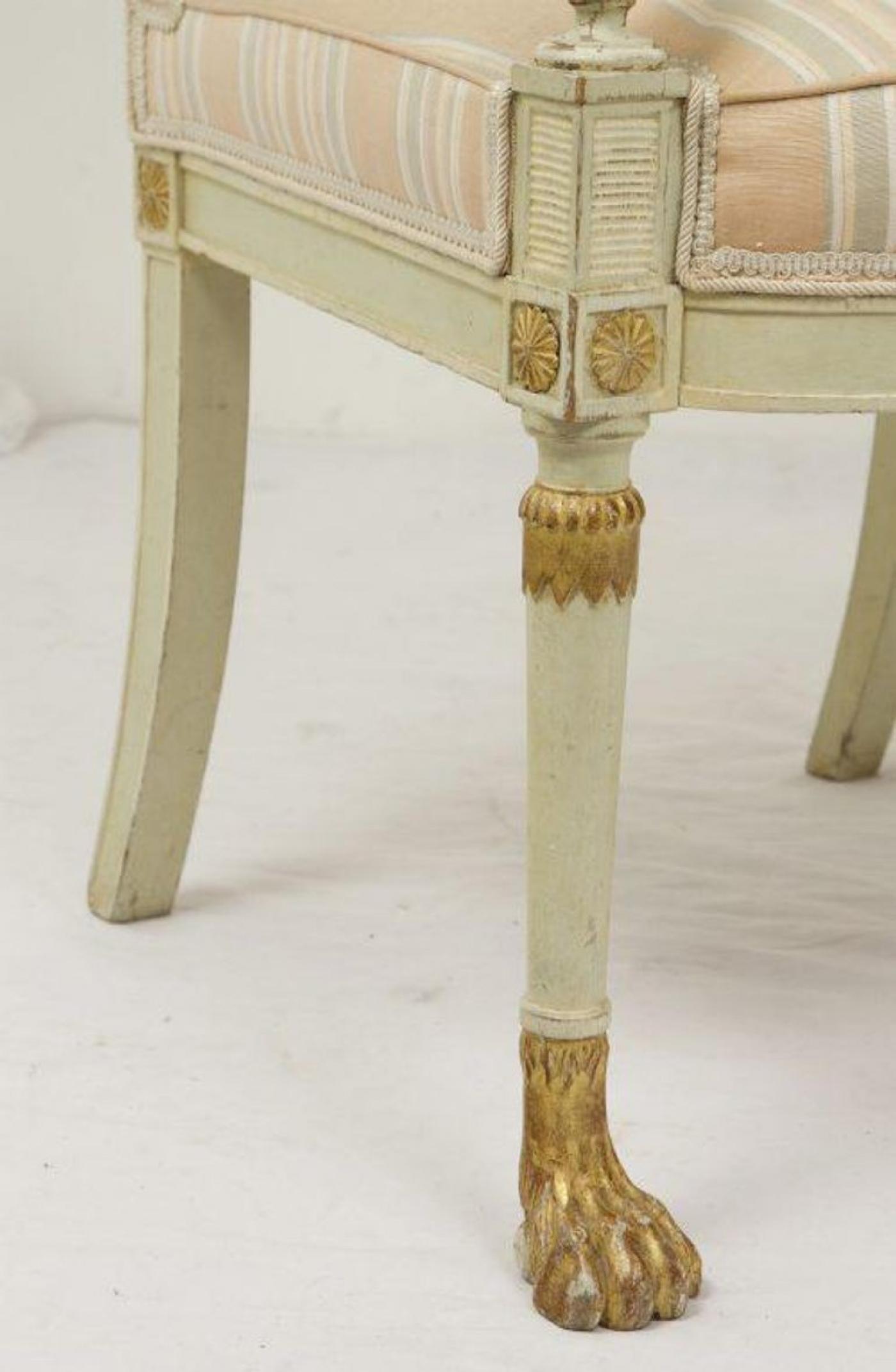 18th Century Neoclassical Louis XVI Georges Jacob Chairs - a Pair