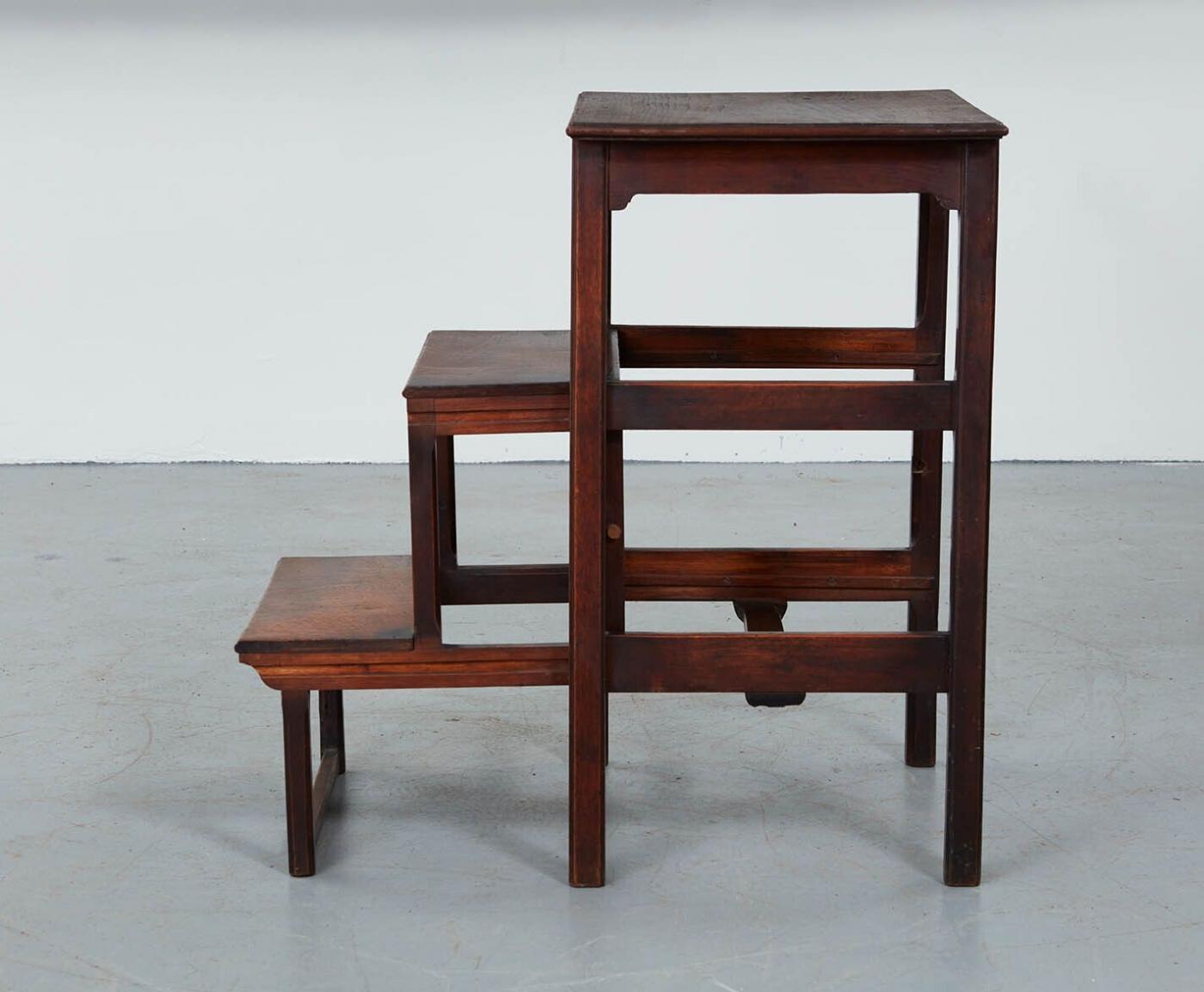 18th c. English Metamorphic Library Steps