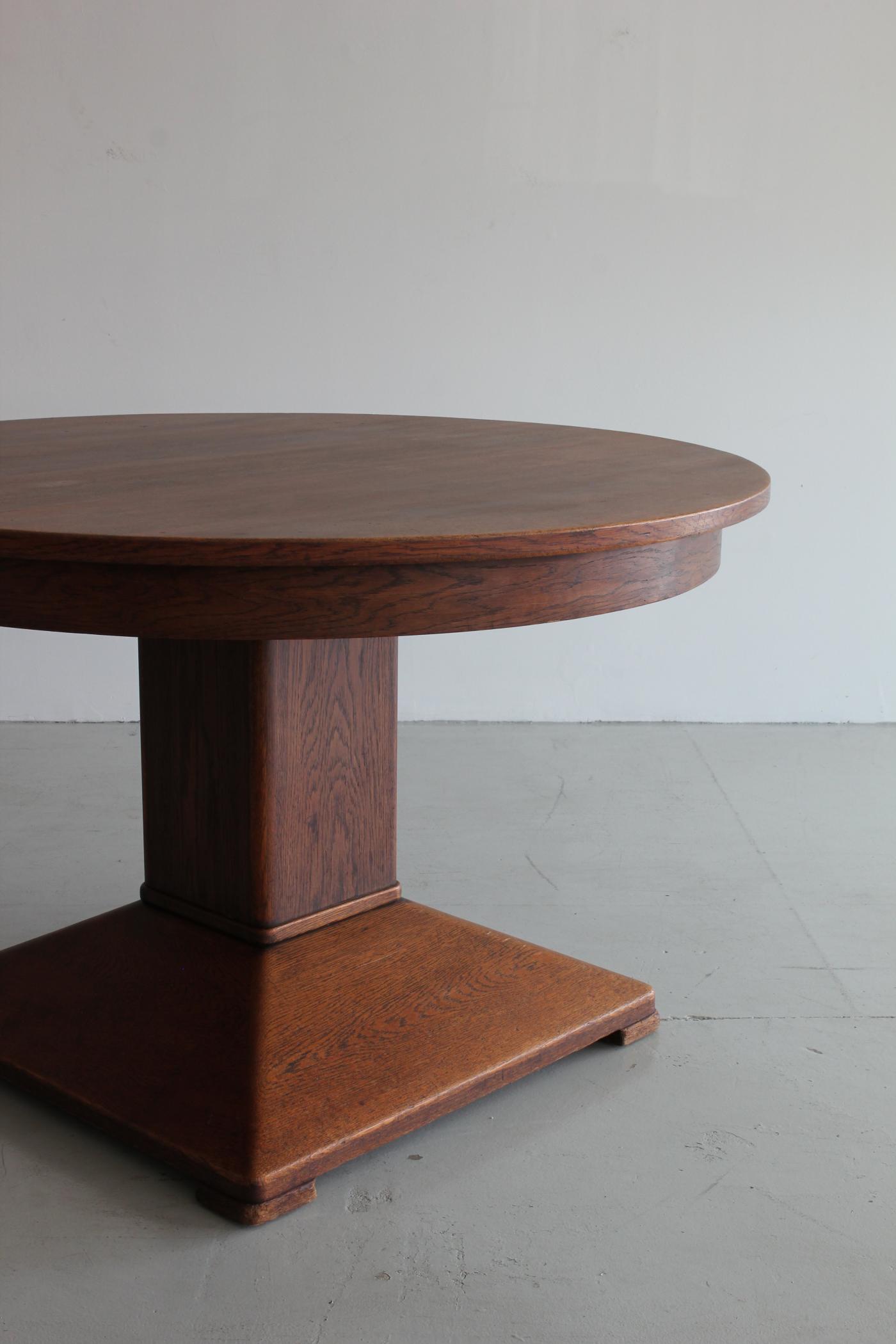 1920s German Oak Table