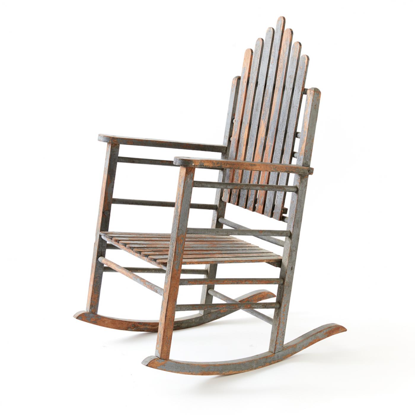 1920's Painted Cottage Rocking Chair