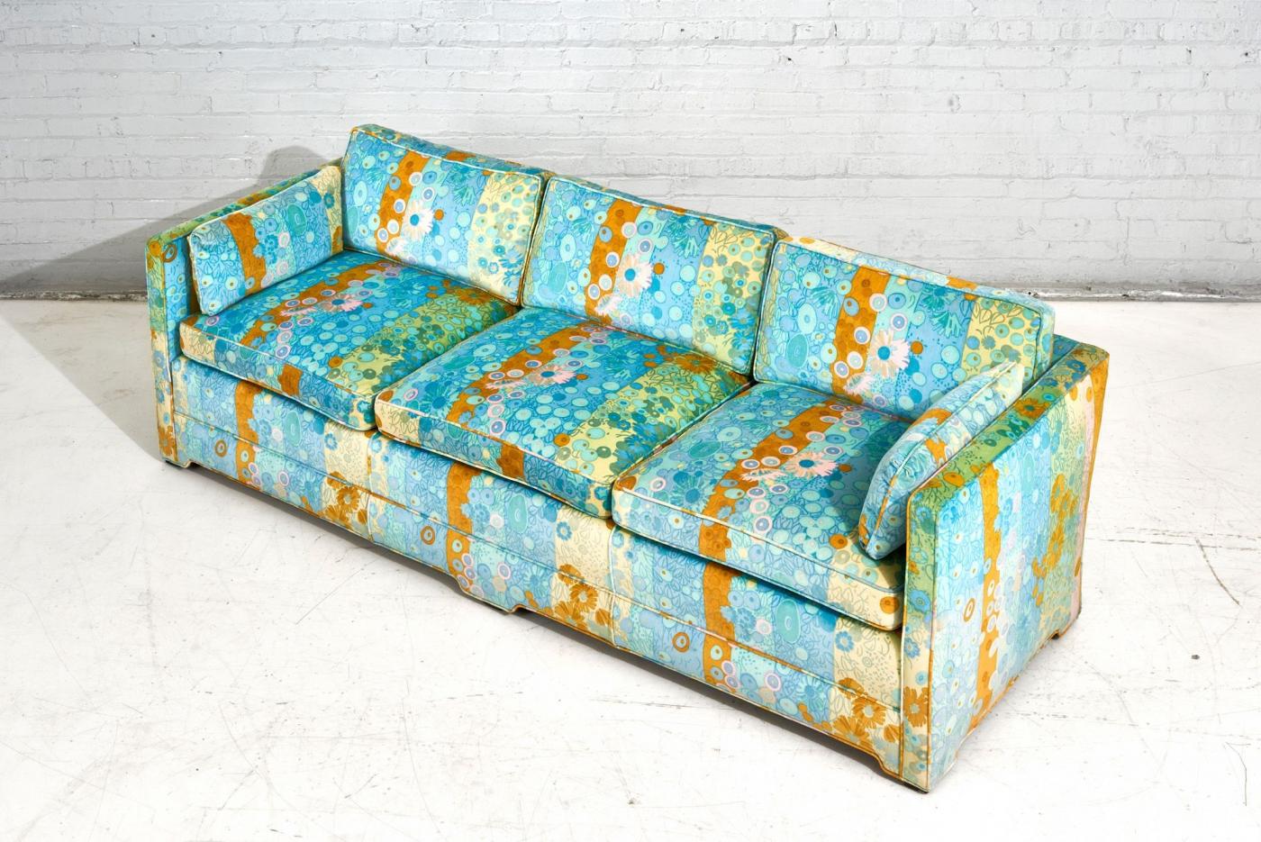 Jack Lenor Larsen - 1950's Sofa in Jack Lenor Larsen Fabric