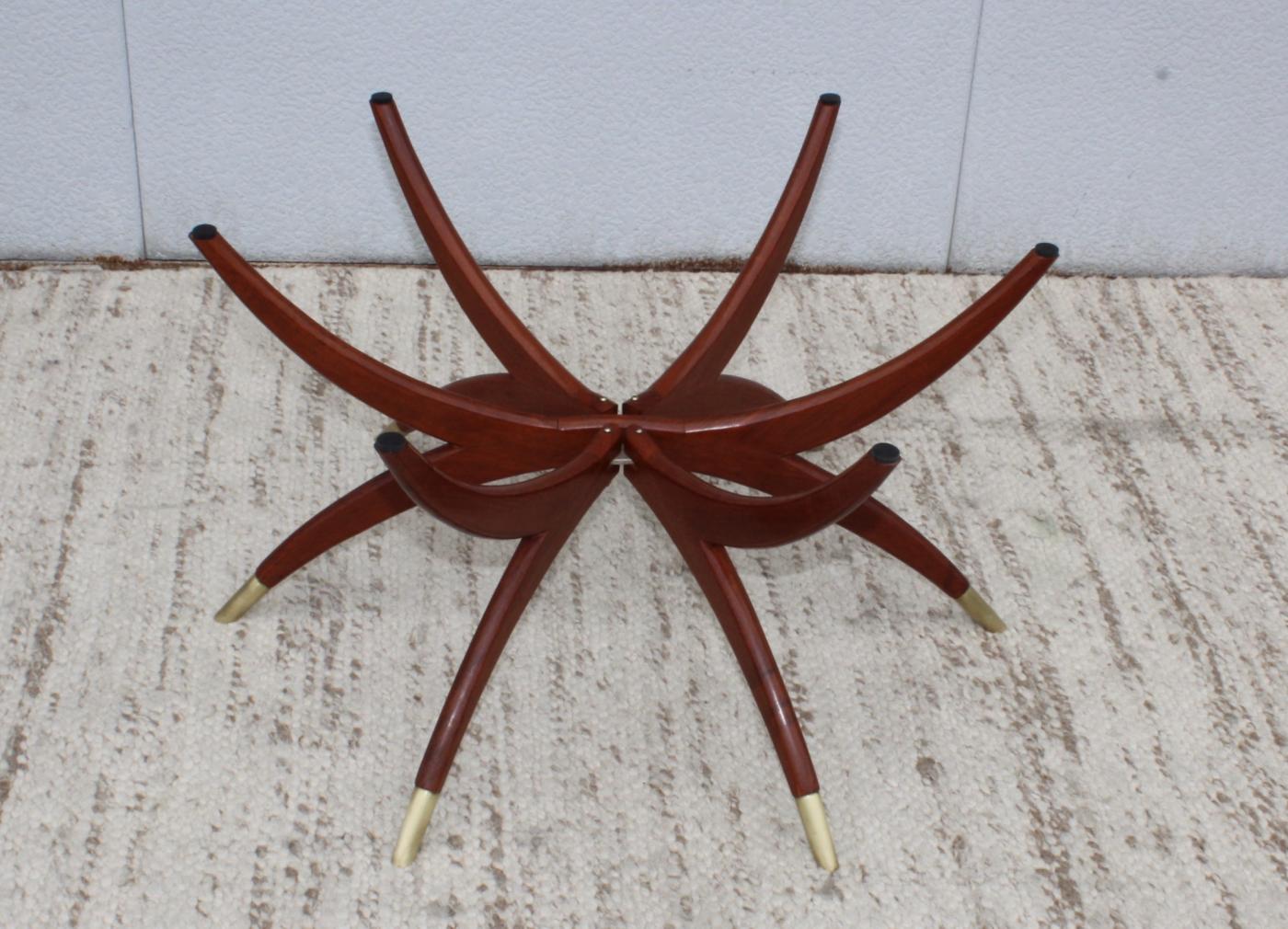 1960's Mid-Century Modern Spider Base Coffee Table