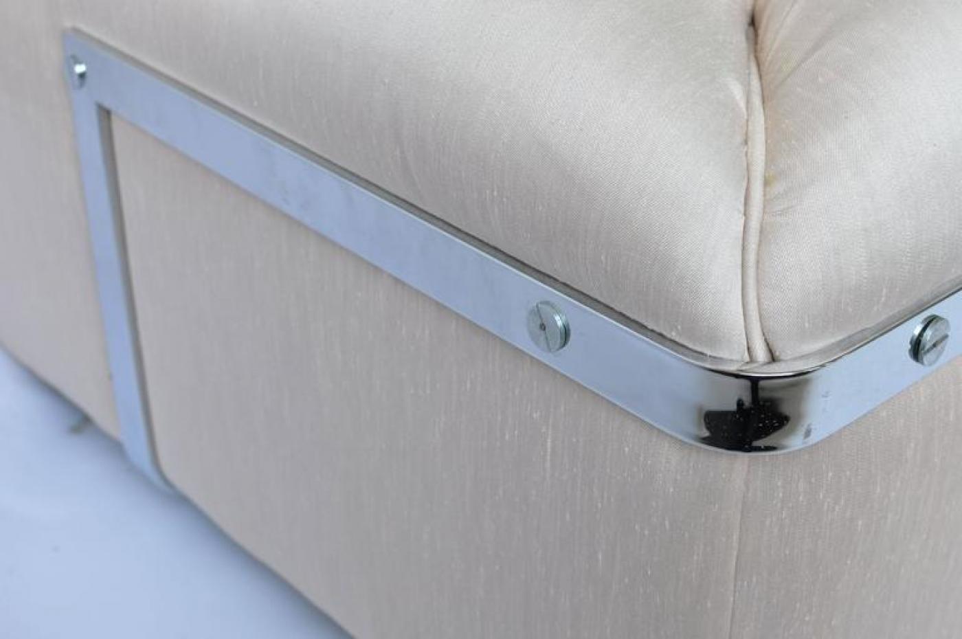 1970s Chrome Frame Sofa