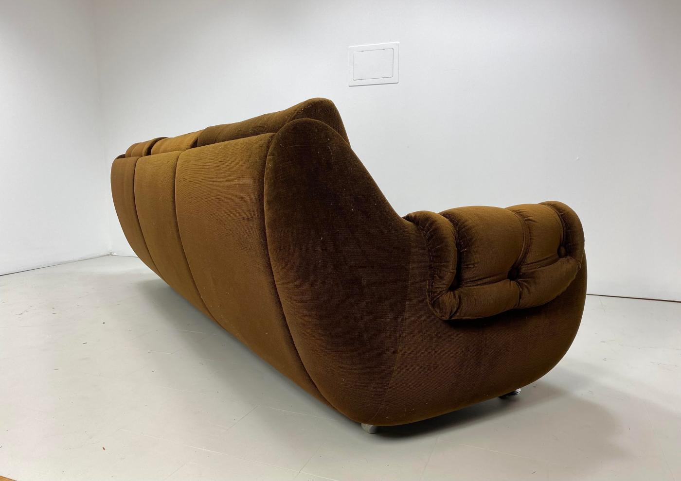 1970s Vintage Brown Sofa