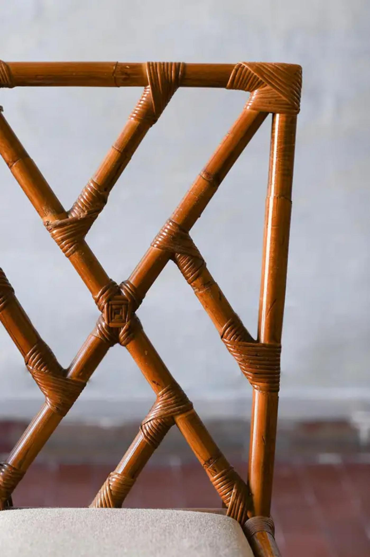 1980 rattan dining set