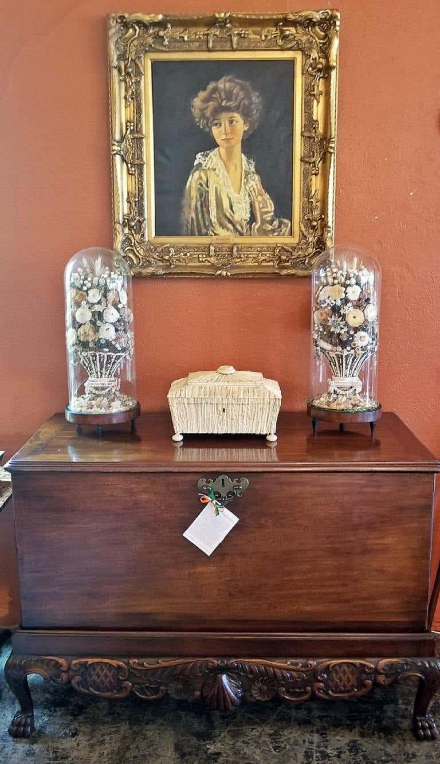 19th Century Anglo Indian Vizagapatam Stag Antler Horn Sewing Box ...