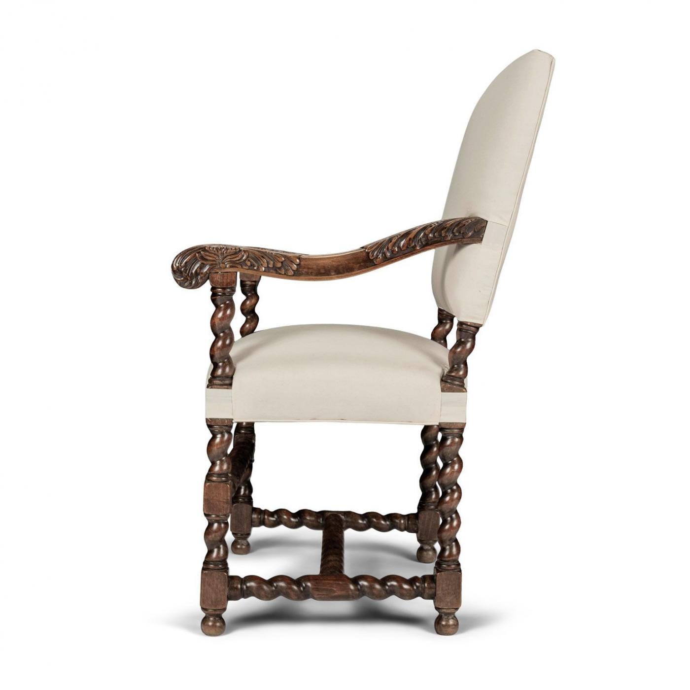 19th Century French Walnut Armchair