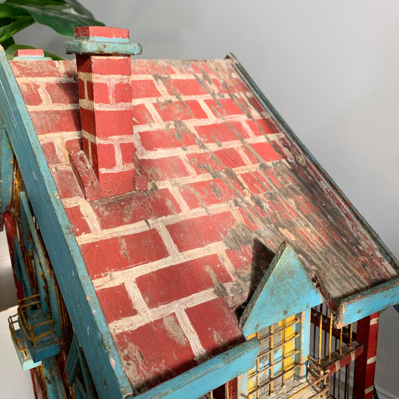 19th Century German Folk Art Bird Cage