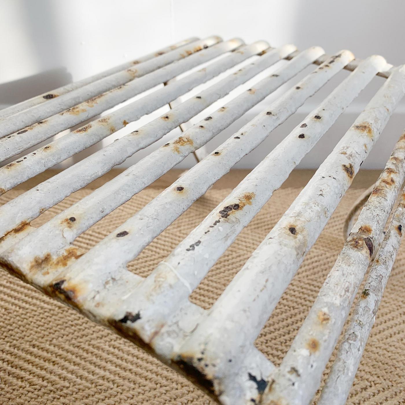 19th Century Wrought Iron Foot Stool