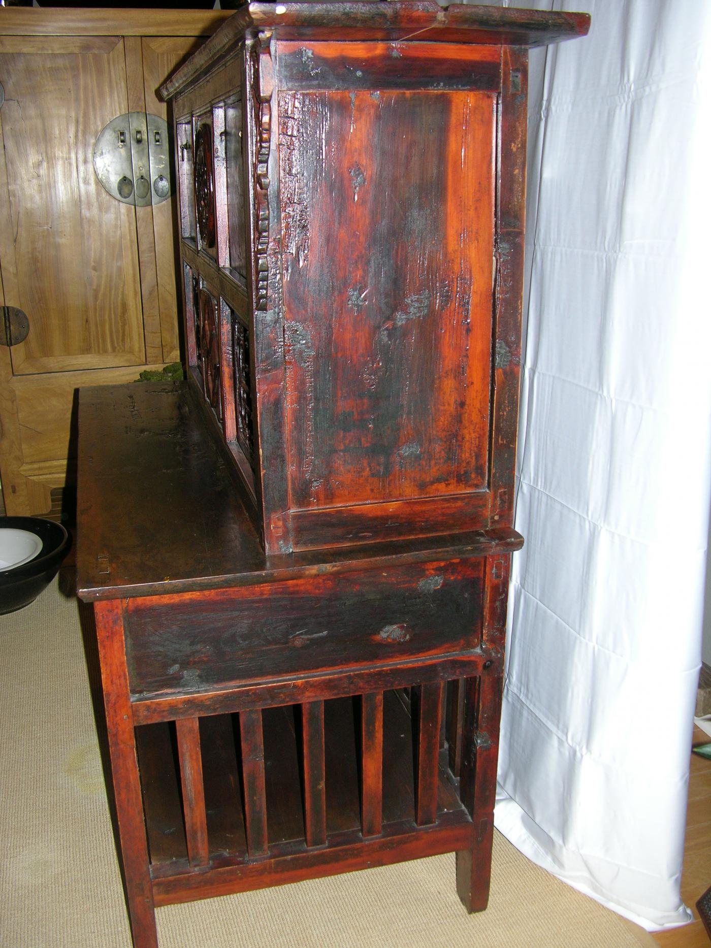 19th century Chinese Fu Jan Kitchen Cabinet