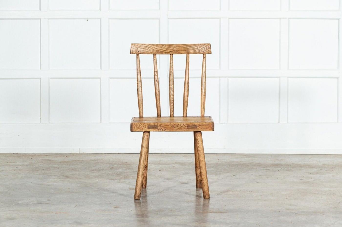 19thC Irish Ash & Elm Vernacular Hedge Chair