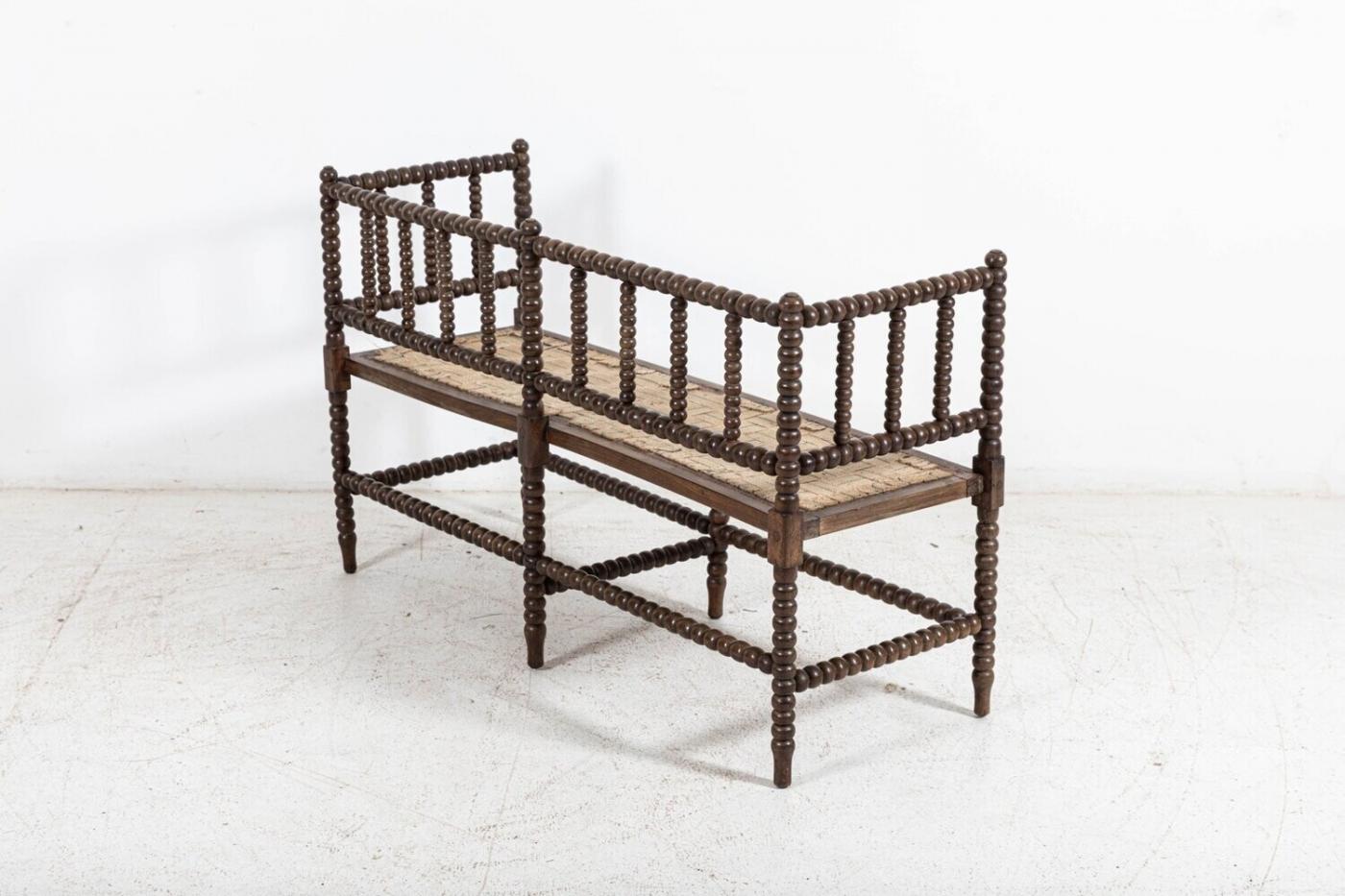 19thc English Bobbin Bench