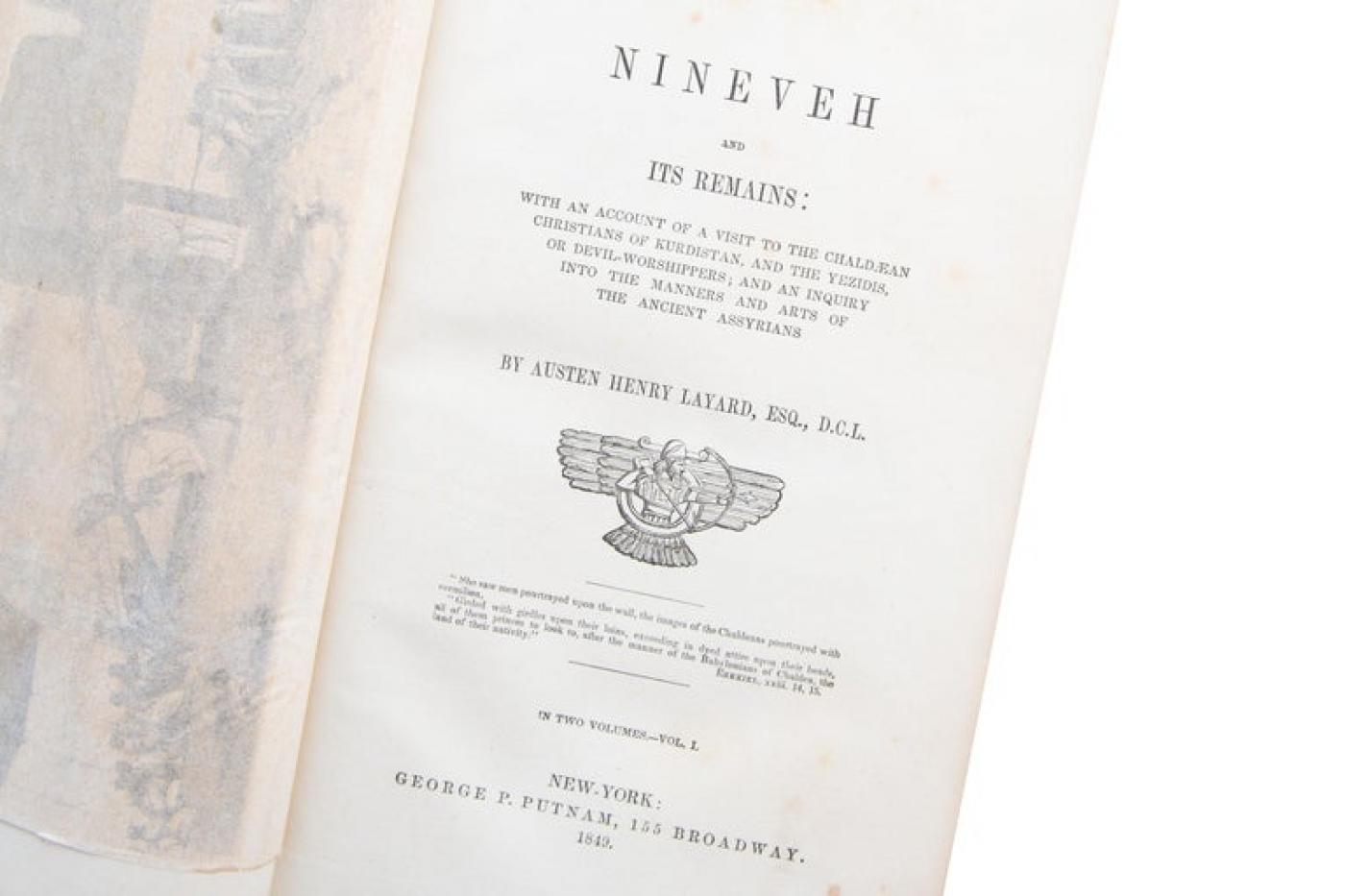 2 Volumes. Austen Henry Layard, Nineveh and its Remains