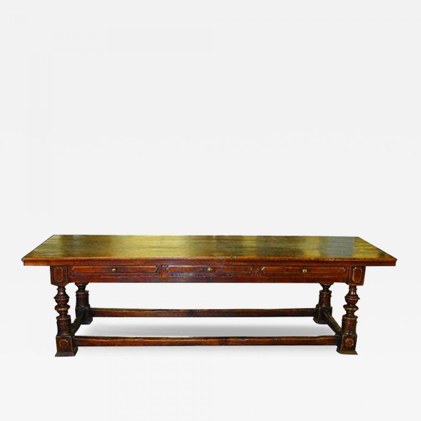 A 17th Century Italian Walnut Refectory Table