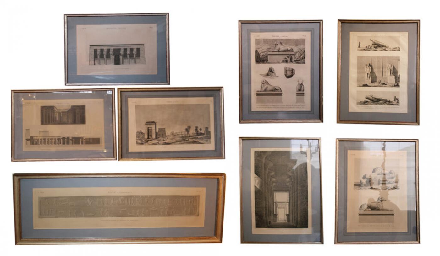 A 19th Century Set of eight French Lithographs