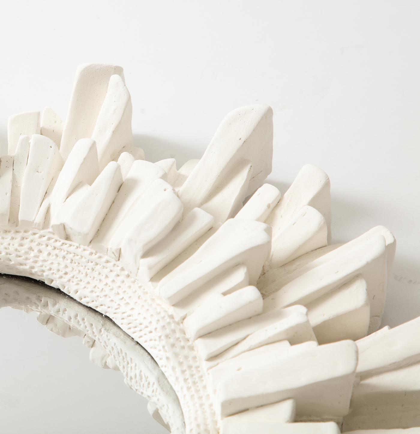 A Carved Plaster Mirror