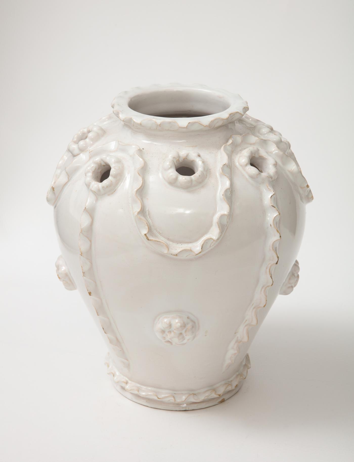 A French Faience Vase