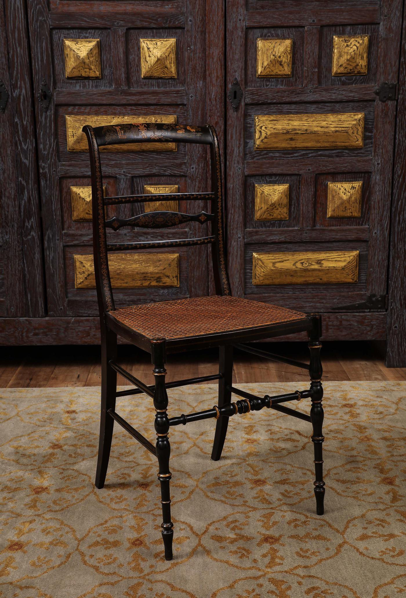 A George IV Cane Side Chair