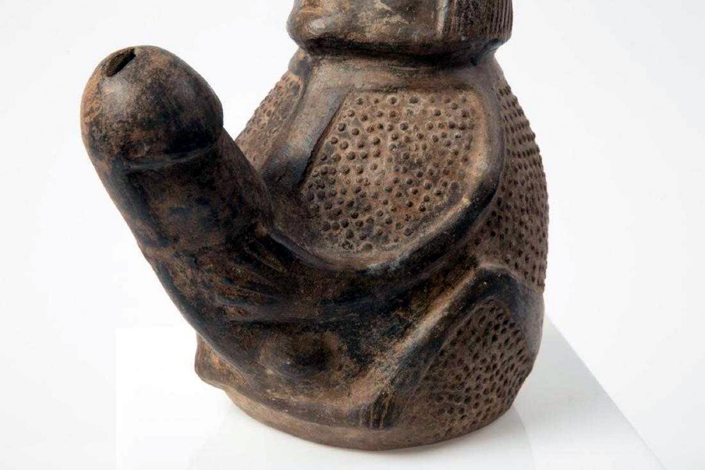 A Pre Columbian Erotic Pottery From The Chimu Culture