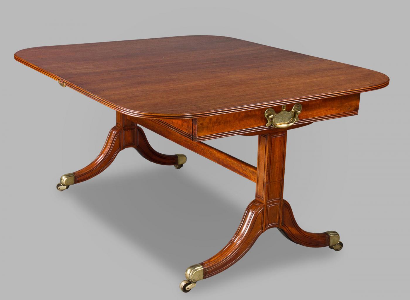 A Rare Regency Morgan and Sanders Mahogany Dining Table
