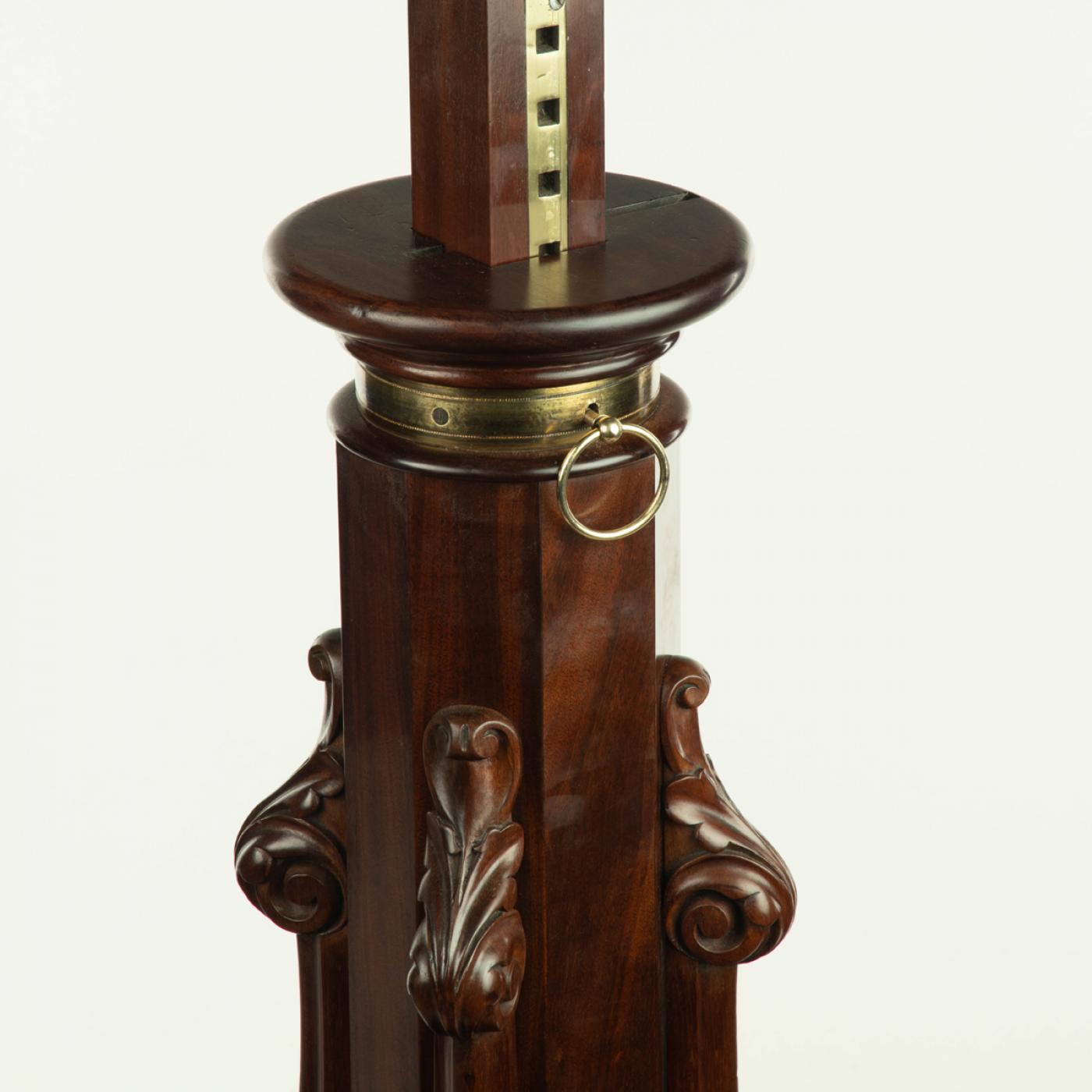 A large mahogany lectern by Yabsley of Plymouth