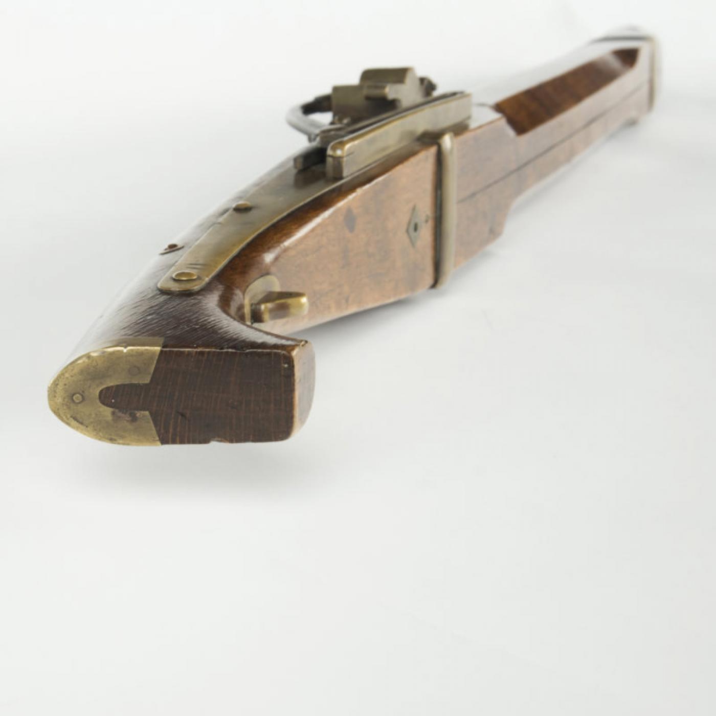 A massive Japanese hand cannon ‘Ozutsu Teppo’ of the Tazuke-Ryu School