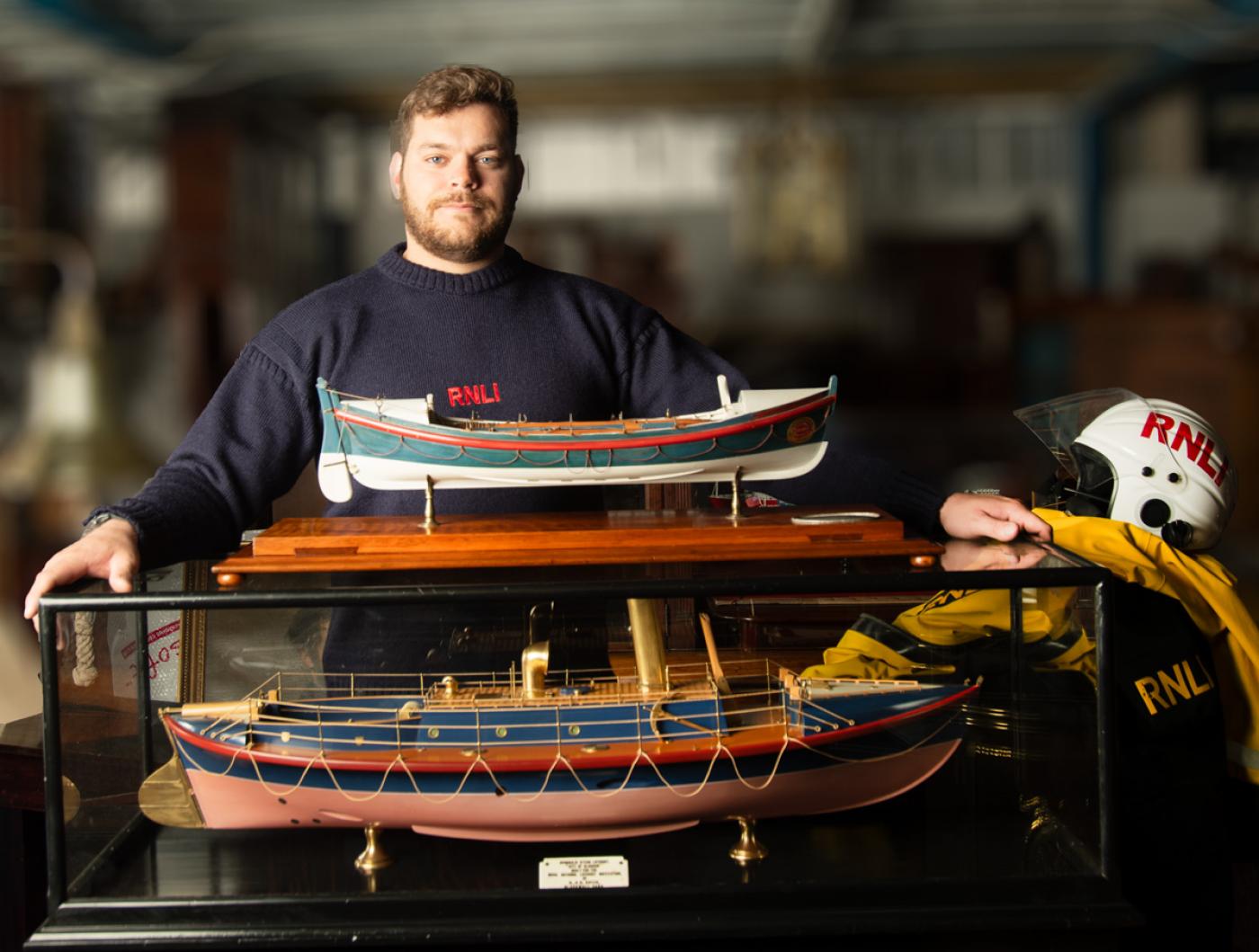 A presentation model of the Hasborough/Happisburgh Lifeboat ...