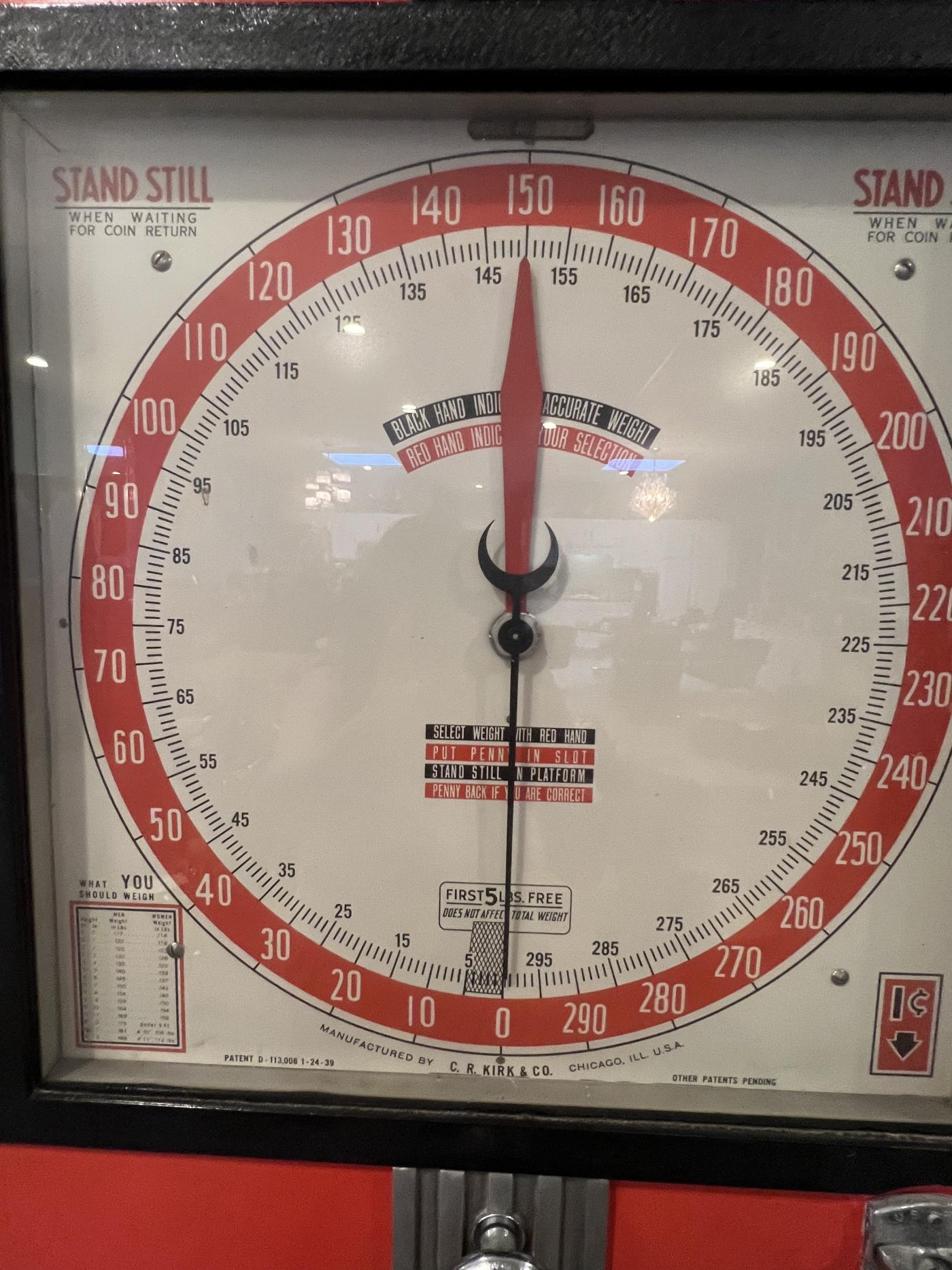 AMAZING ILLUMINATED ART DECO SCALE WITH INCREDIBLE GRAPHICS