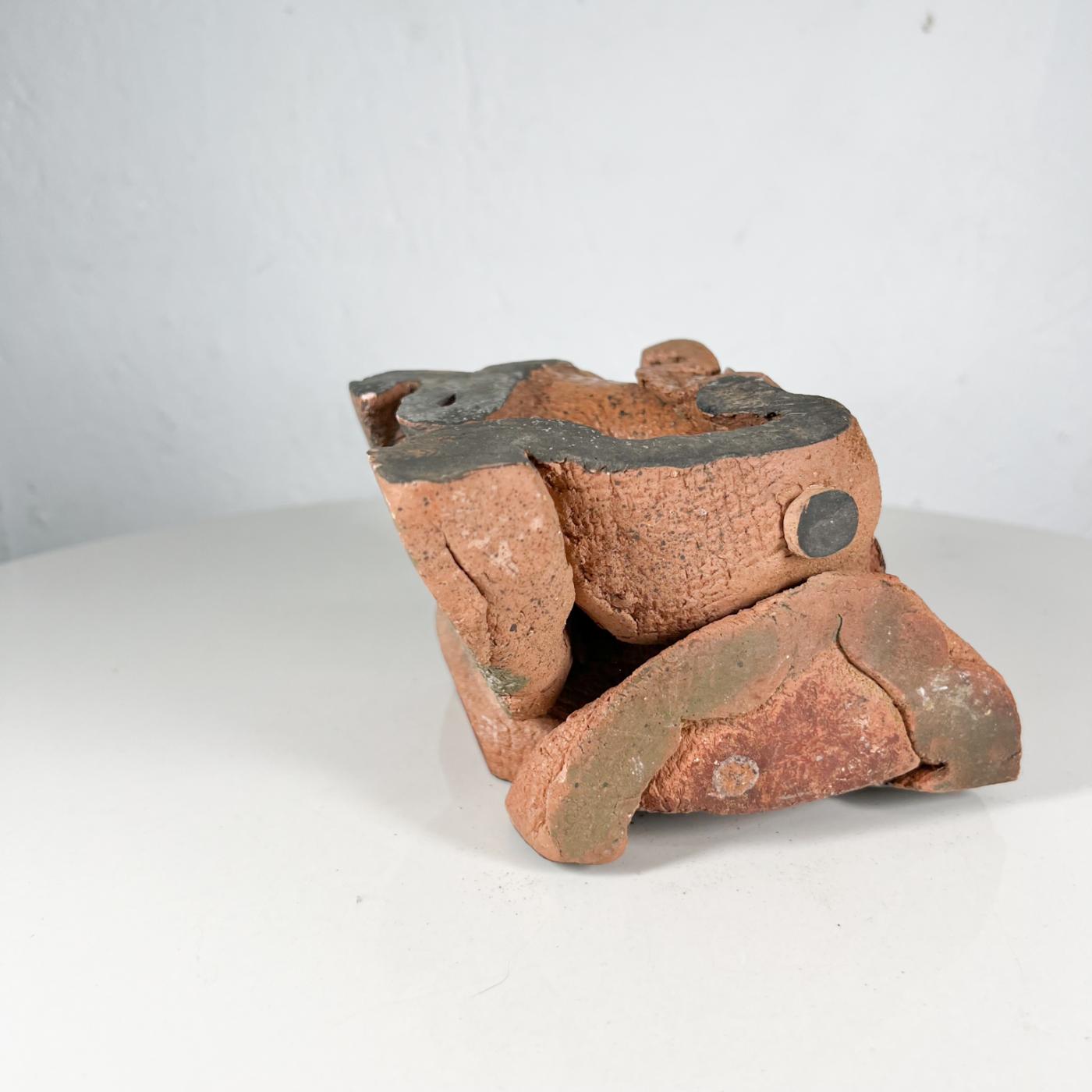 Abstract Modern Root Sculpture Vintage Pottery Art