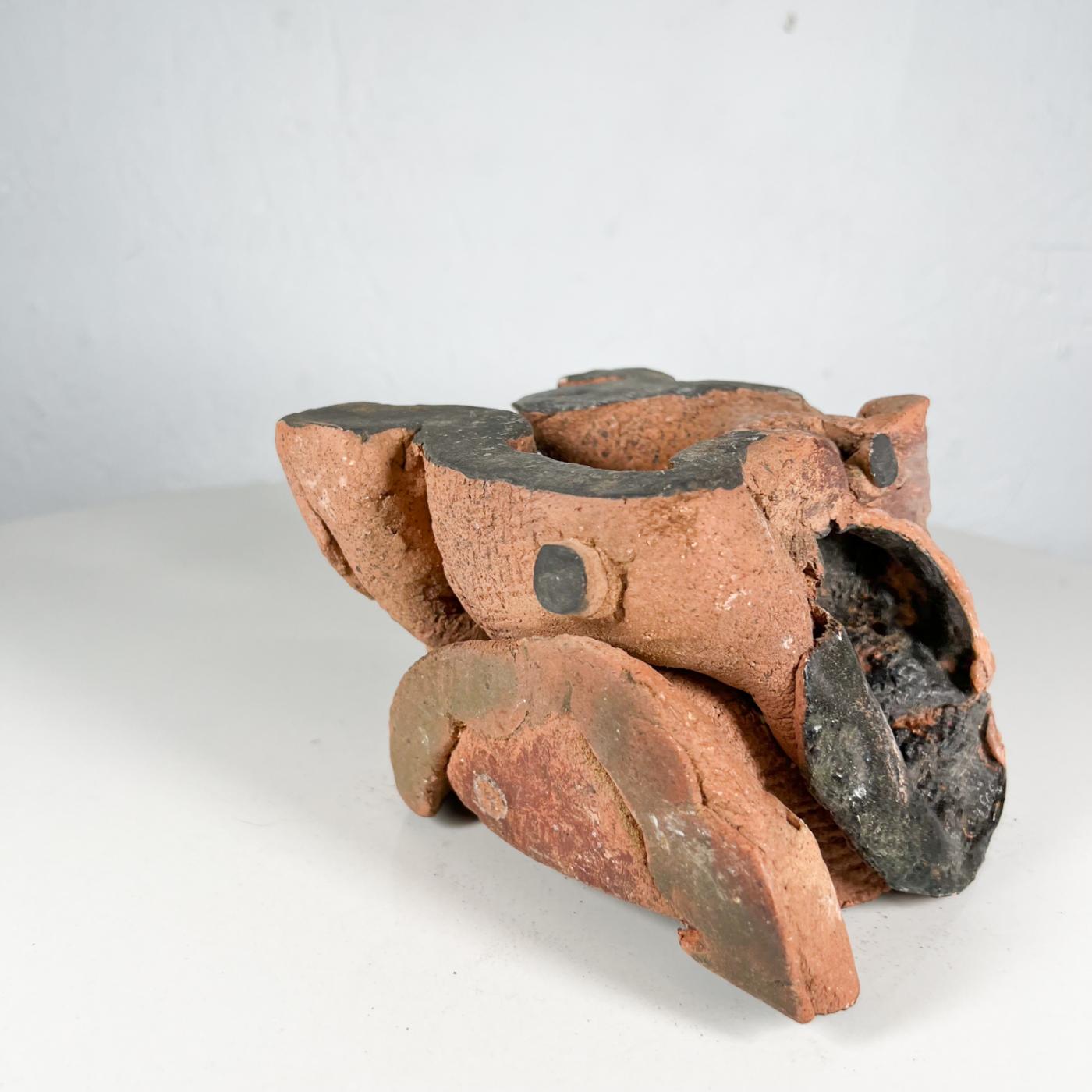 Abstract Modern Root Sculpture Vintage Pottery Art