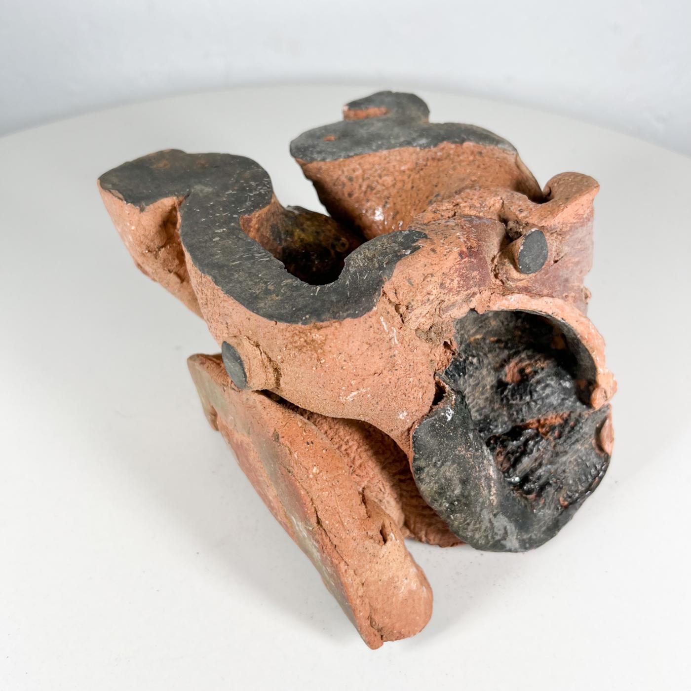 Abstract Modern Root Sculpture Vintage Pottery Art