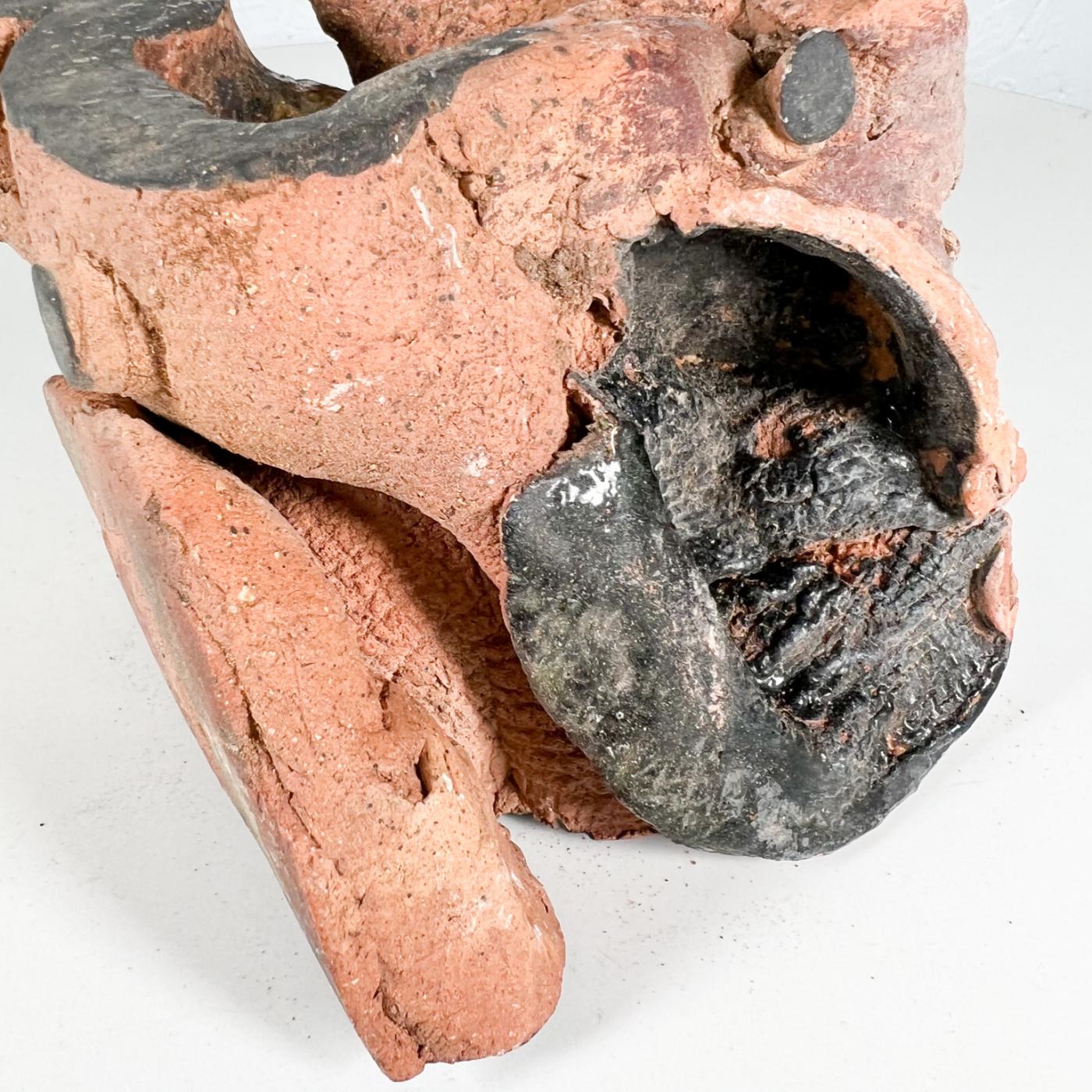 Abstract Modern Root Sculpture Vintage Pottery Art