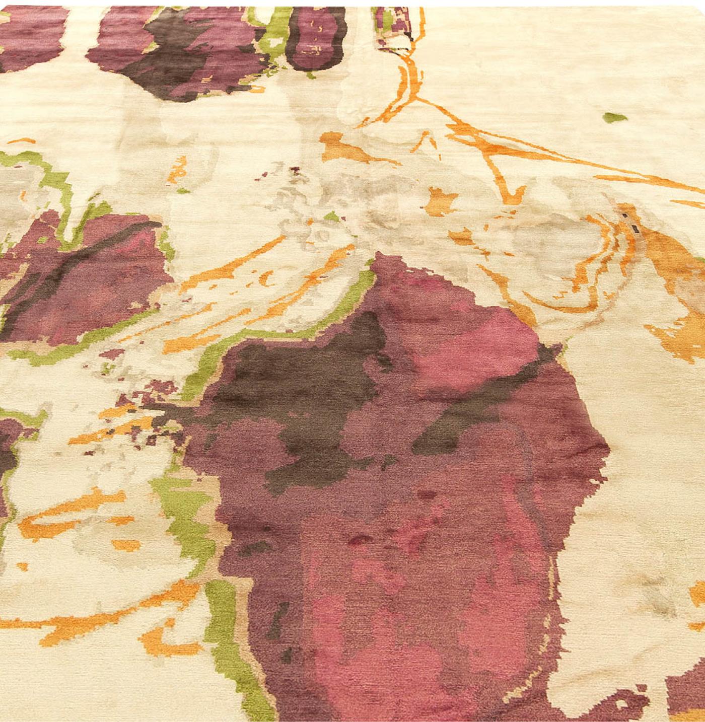 Abstract Silk Madagascar Rug by Eskayel for Doris Leslie Blau