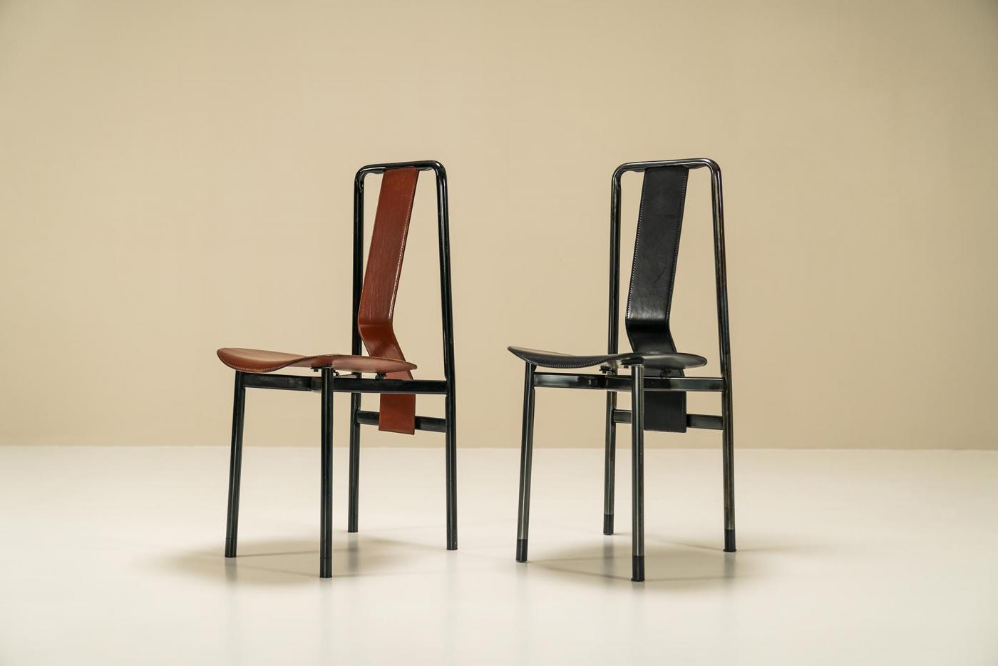 Achille Castiglioni - Set of 8 “Irma” Dining Chairs by Achille ...