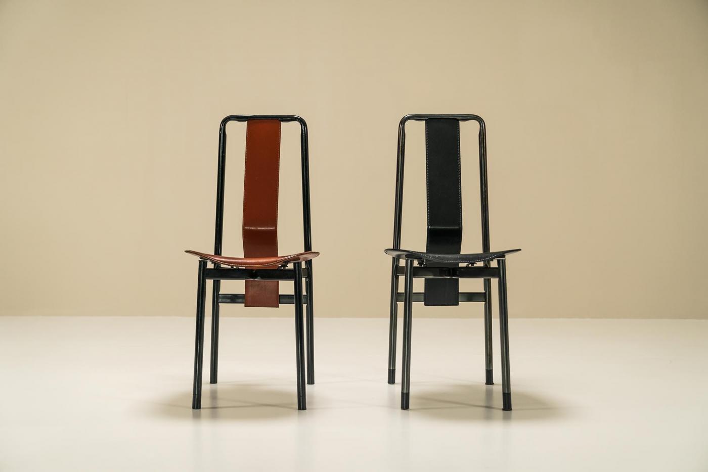 Achille Castiglioni - Set of 8 “Irma” Dining Chairs by Achille ...