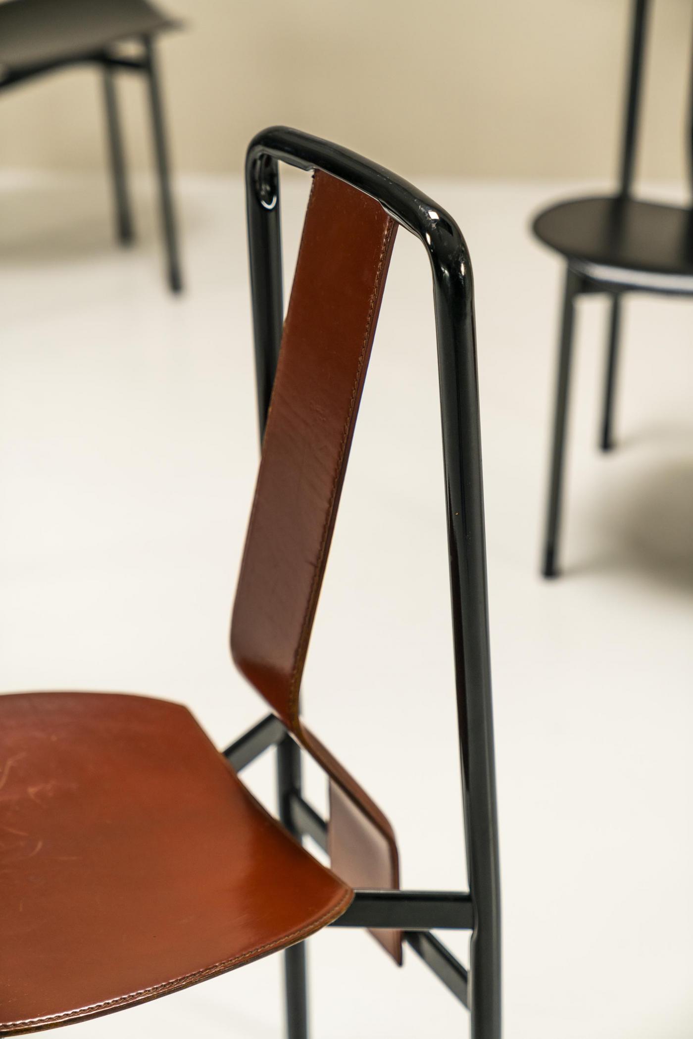 Achille Castiglioni - Set of 8 “Irma” Dining Chairs by Achille ...