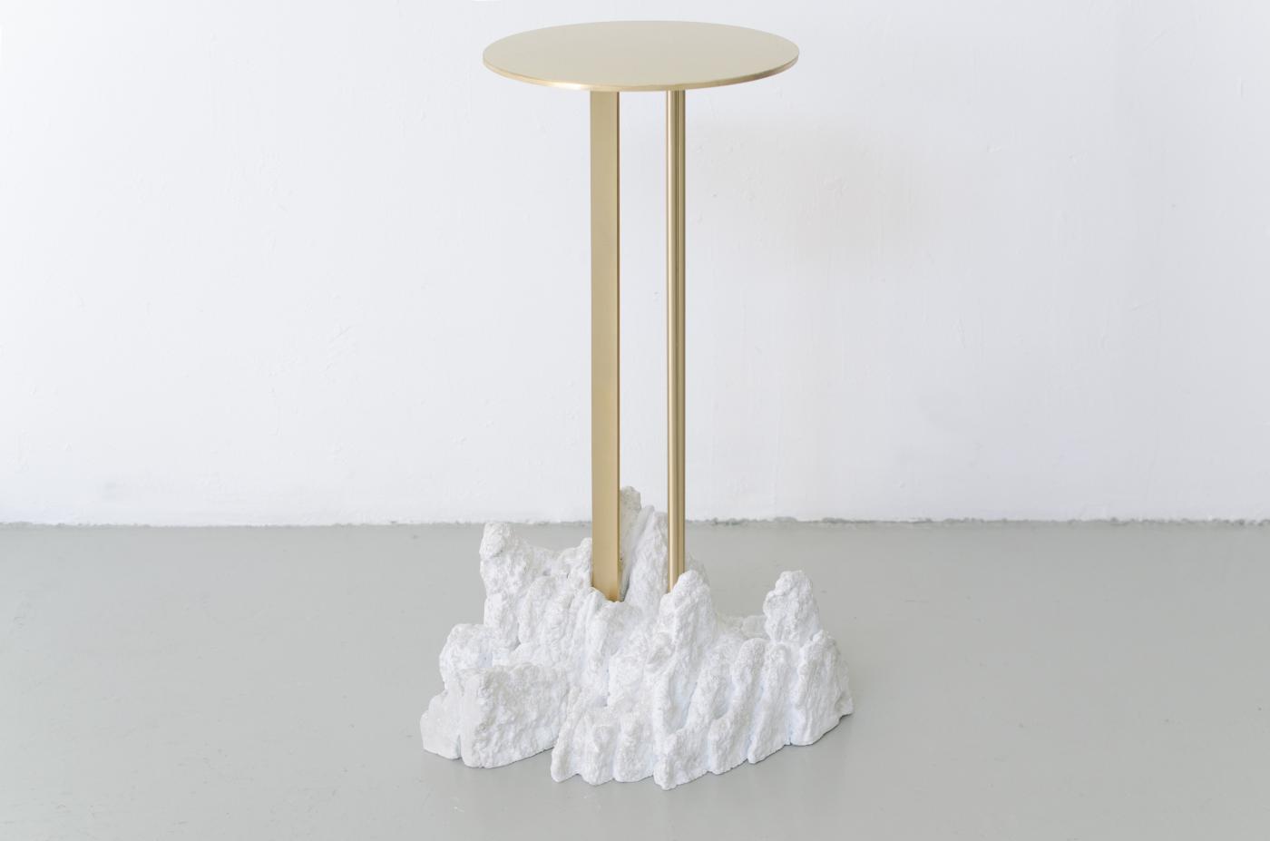 Adam Ruiz - Binary Brass Gueridon by Adam Ruiz & Robin Hervé