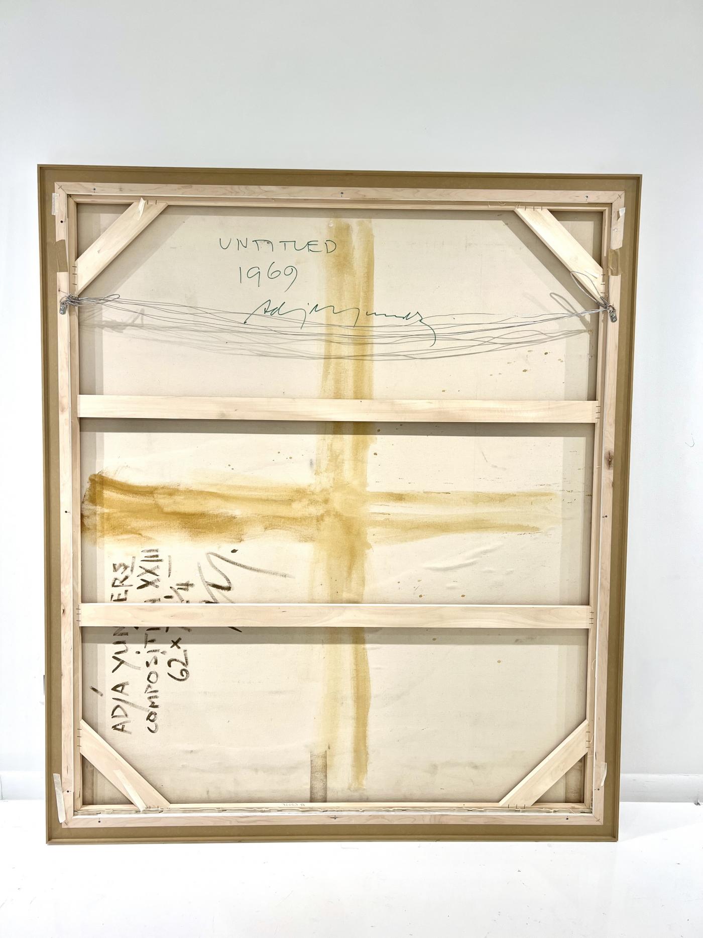 Adja Yunkers - Untitled Abstract Painting By Adja Yunkers, signed and dated