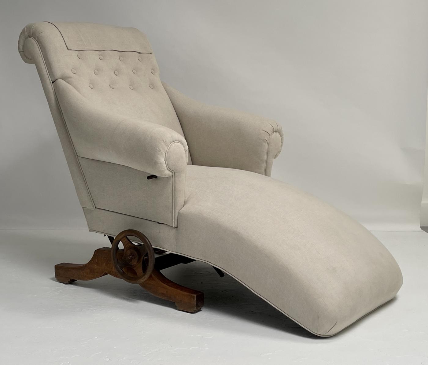 Adjustable Reclining Napoleon III Chair