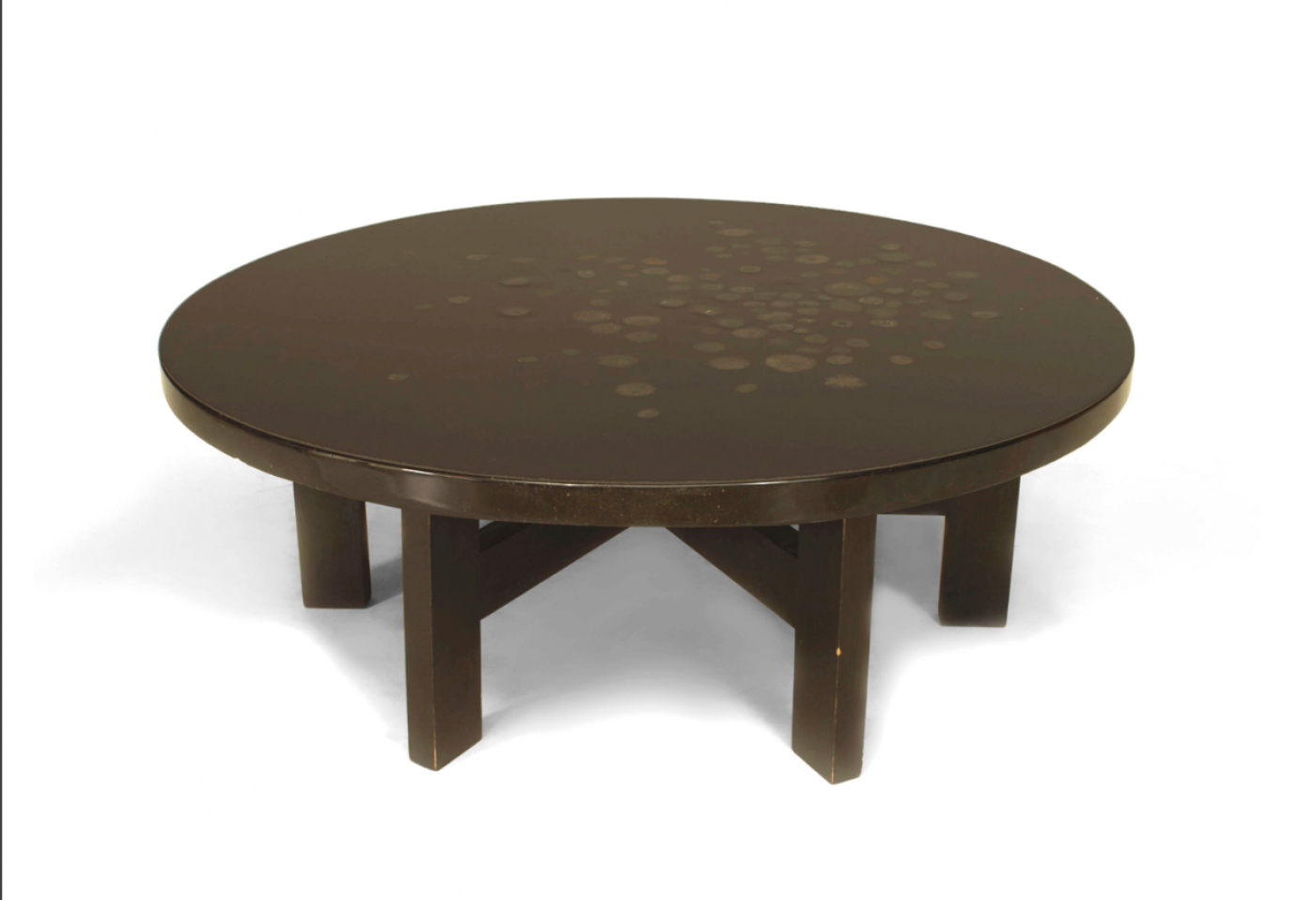 Ado Chale - Ado Chale Circular Coffee Table In resin and Marcasite ...