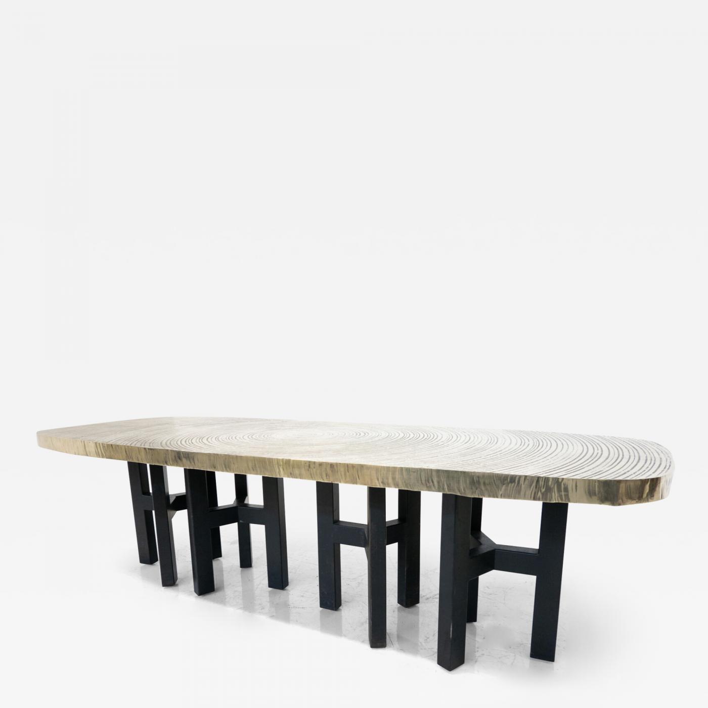 Ado Chale - Dining Table Goutte d'Eau by Ado Chale, Bronze, Belgium ...