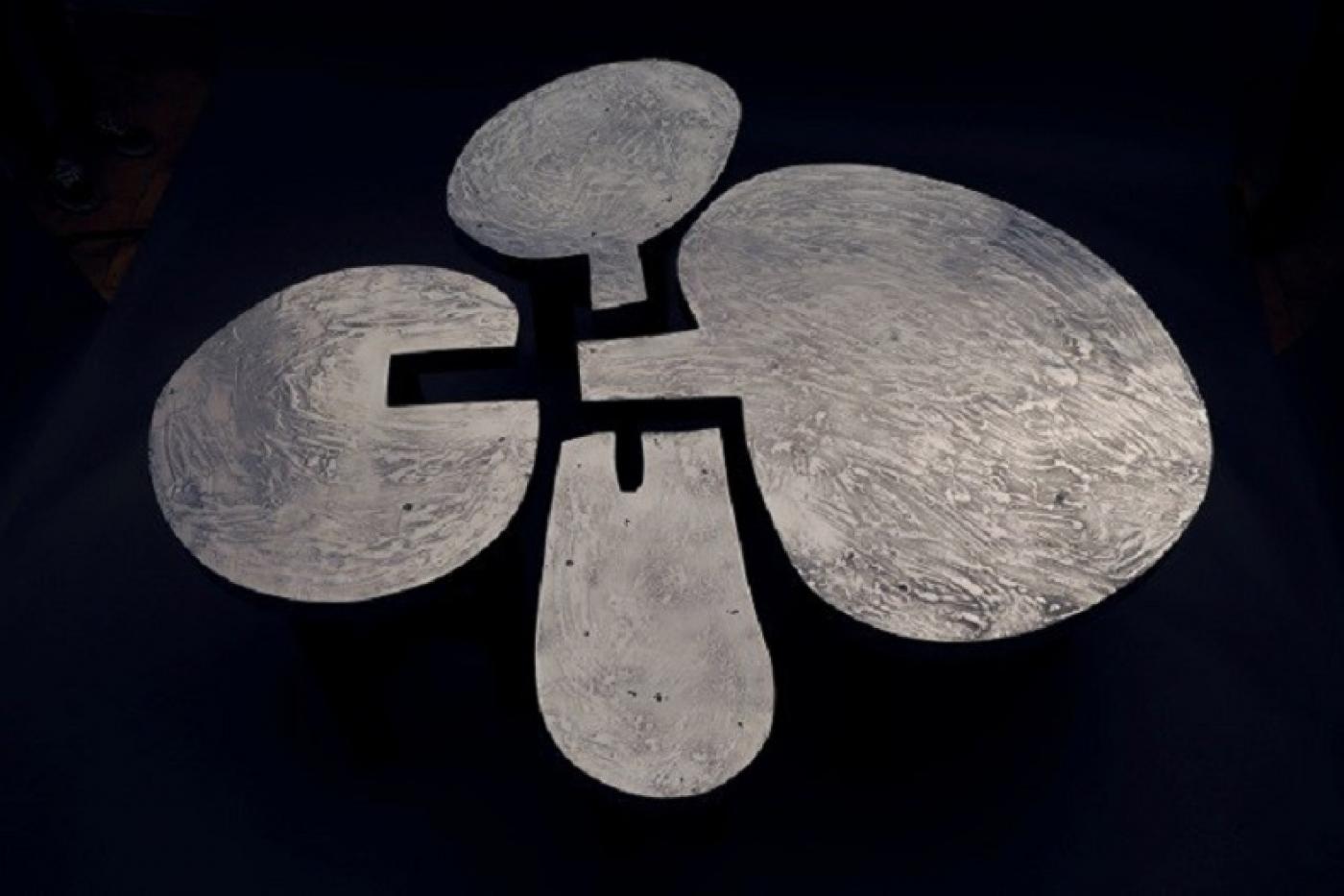 Ado Chale - Sculptural four-part 'Josephine' table