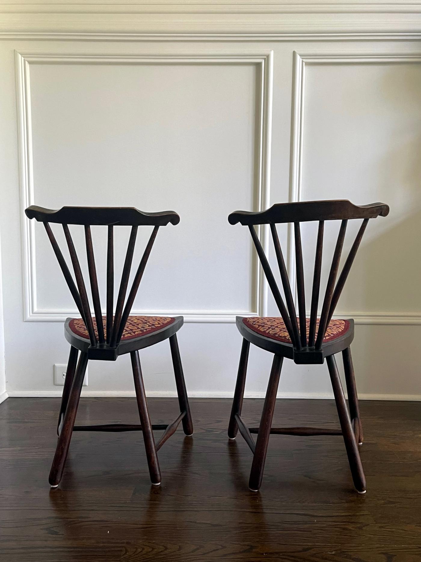 Adolf Loos - Rare pair of Vienna Secession Modern Chairs by Adolf Loos