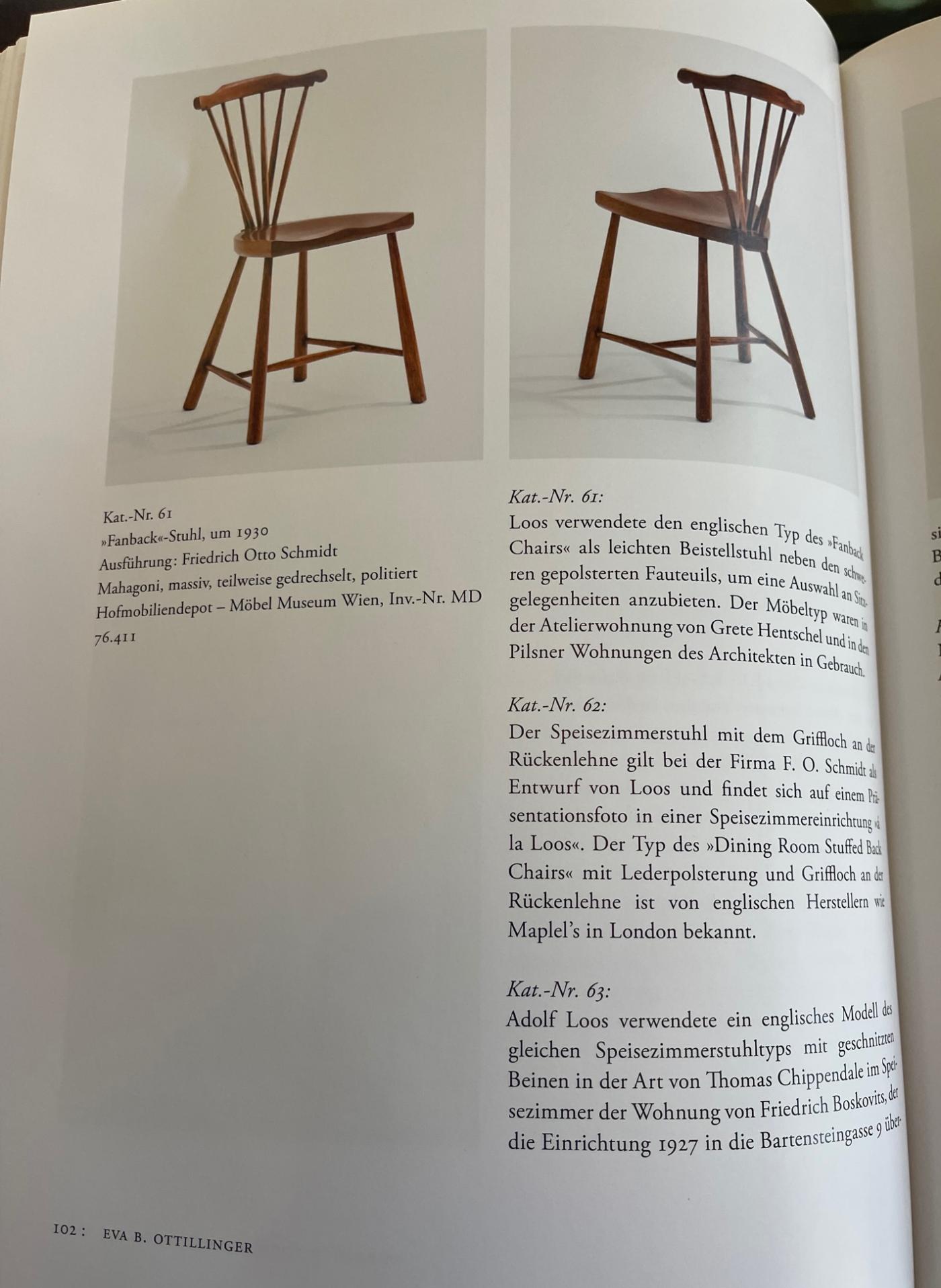 Adolf Loos - Rare pair of Vienna Secession Modern Chairs by Adolf Loos