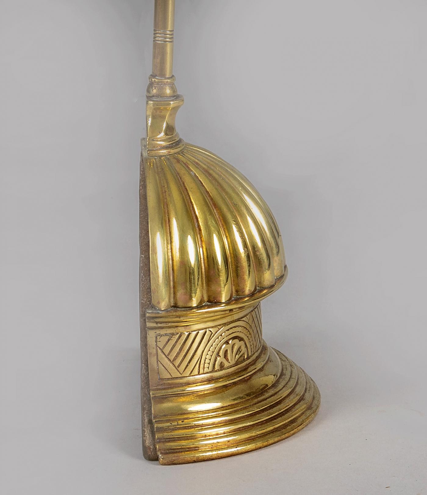 Aesthetic Movement Brass Doorstop