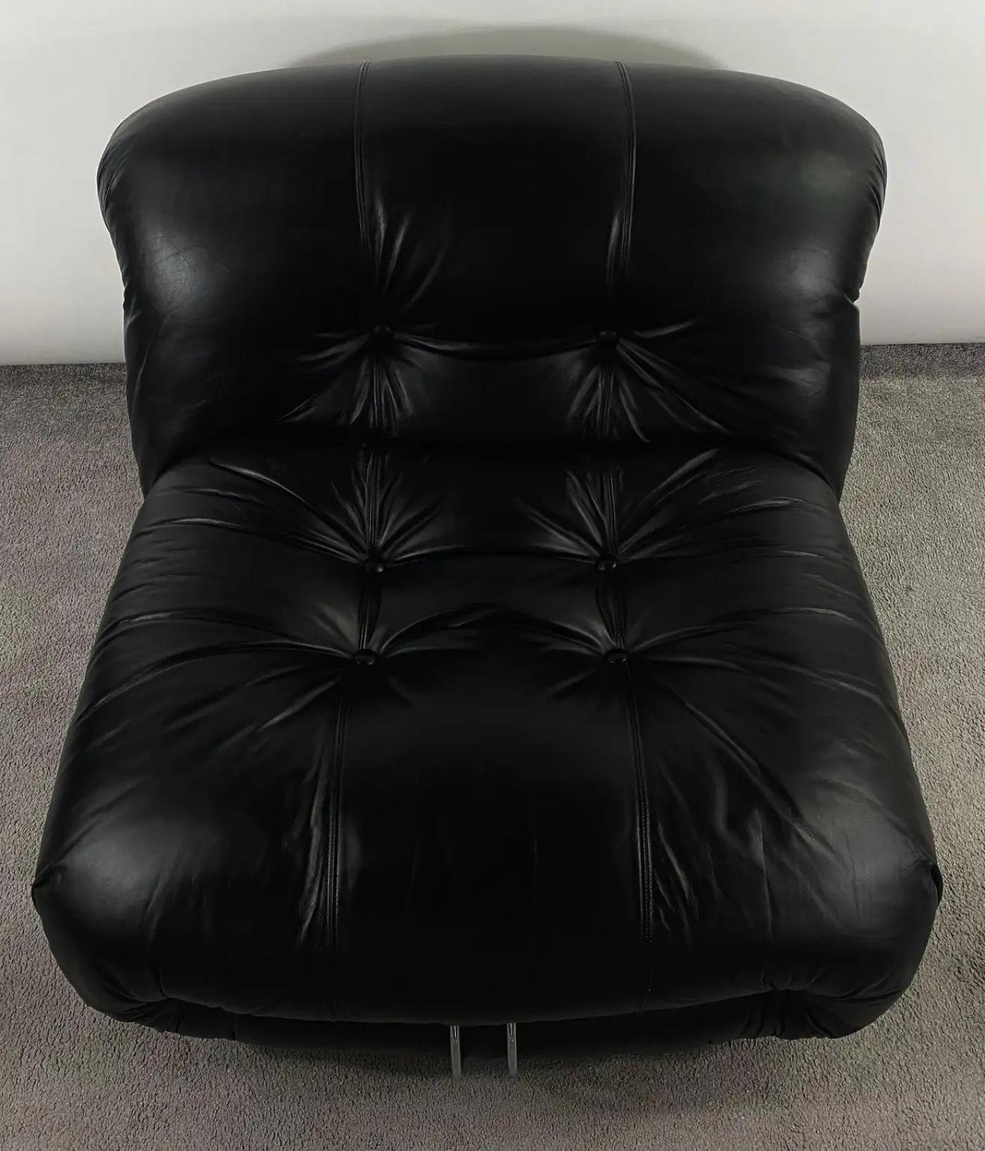 Afra & Tobia Scarpa - Afra & Tobia Scarpa " Soriana" Lounge Black ...