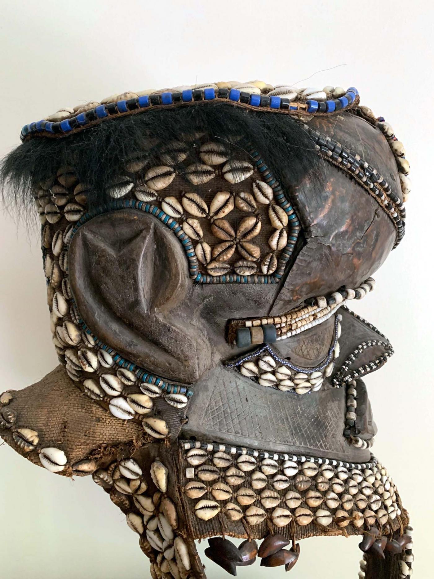 African Kuba Helmet Mask