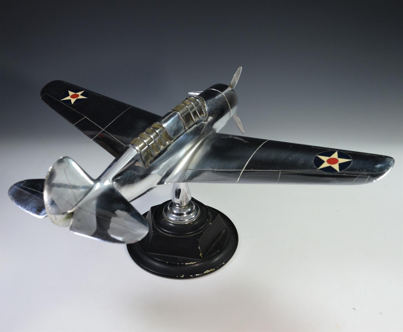 Airplane Helldiver Factory Model Curtiss Wright Desk Display 1940